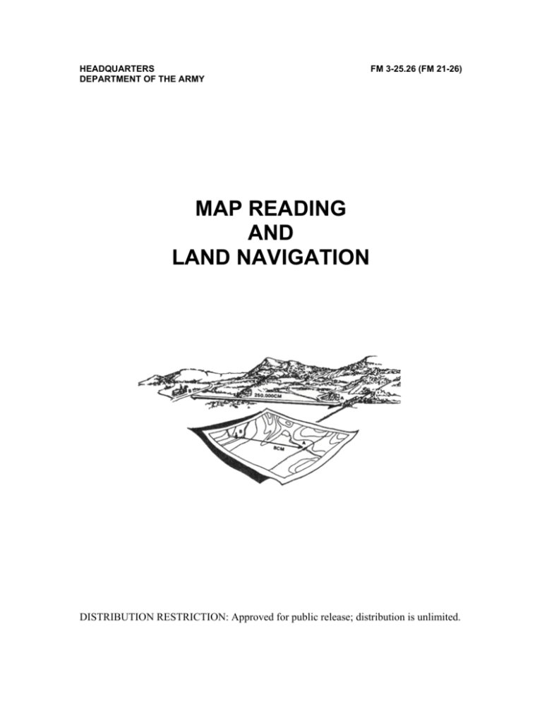 Map Reading And Land Navigation Map Reading And Land Navigation
