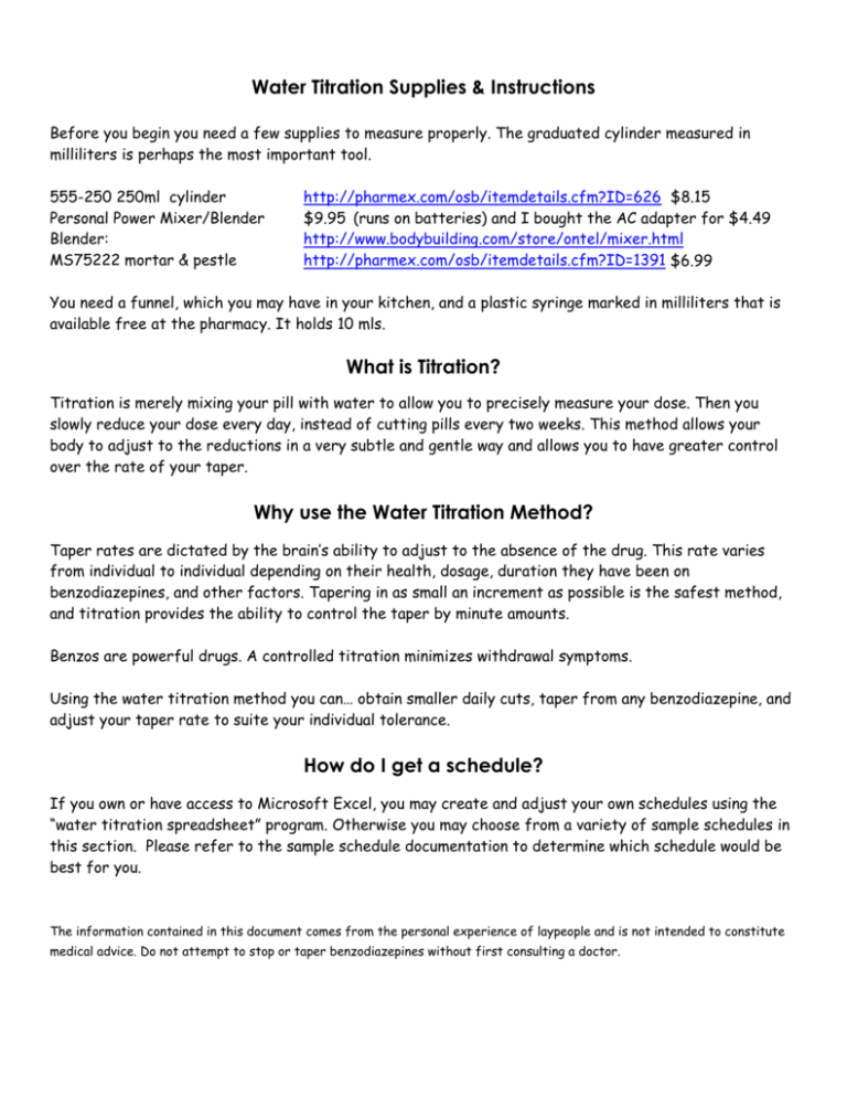 Why Use The Water Titration Method Why Use The Water Titration Method