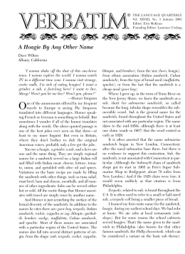 Format for a (Written) Verbatim Report