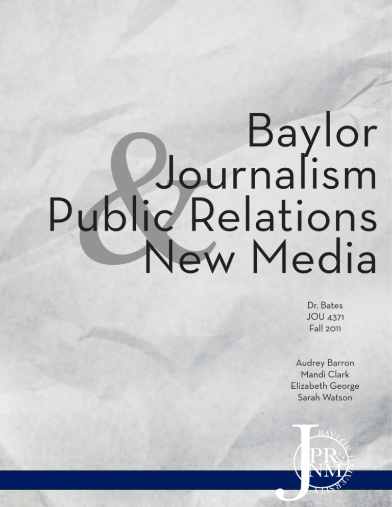 Dr. Bates JOU 4371 Fall 2011 Audrey Barron Mandi