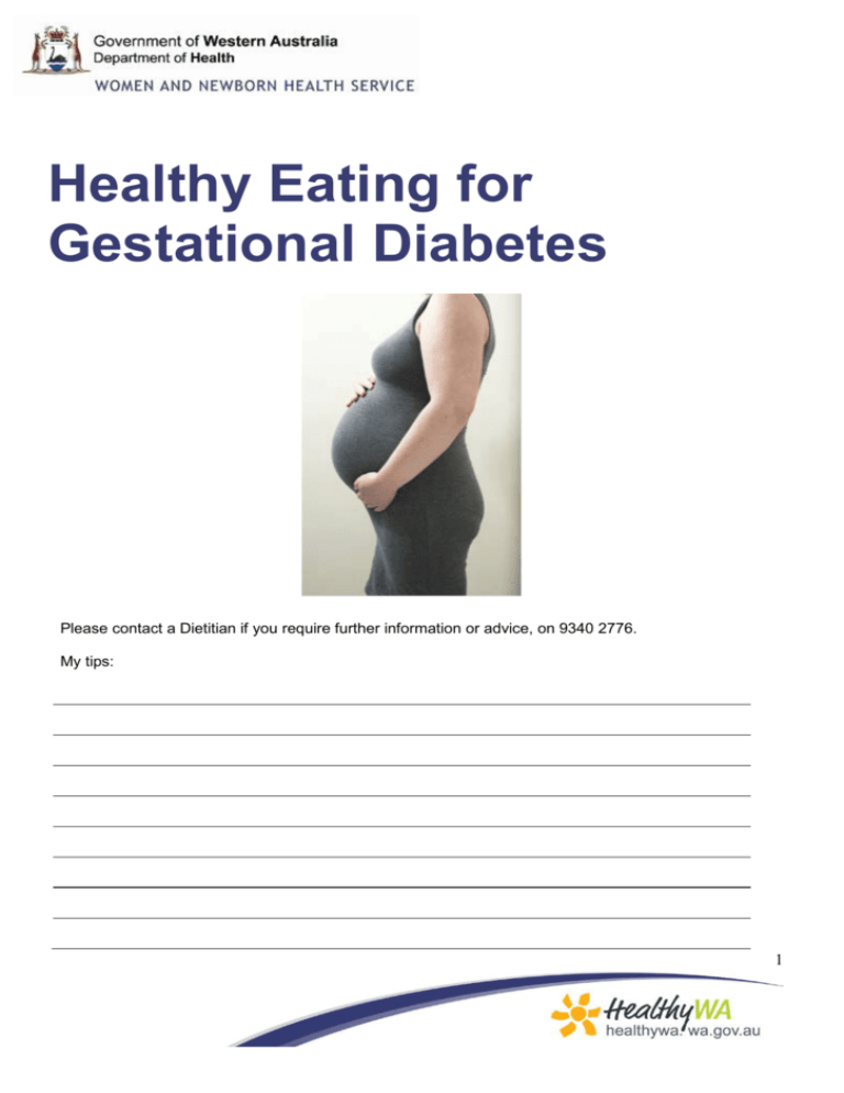Healthy Eating For Gestational Diabetes