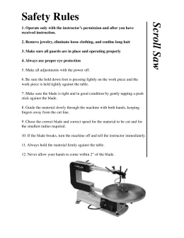 Safety Operating Procedures