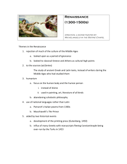Art History Timeline