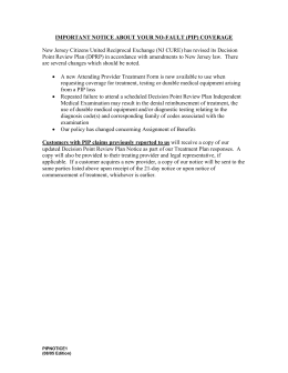 Performance Improvement Plan (PIP) Form