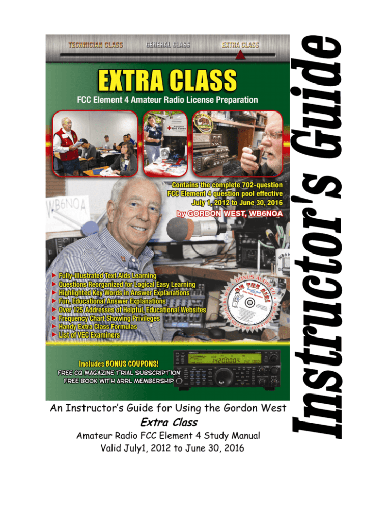 Extra Class - Ham Instructor