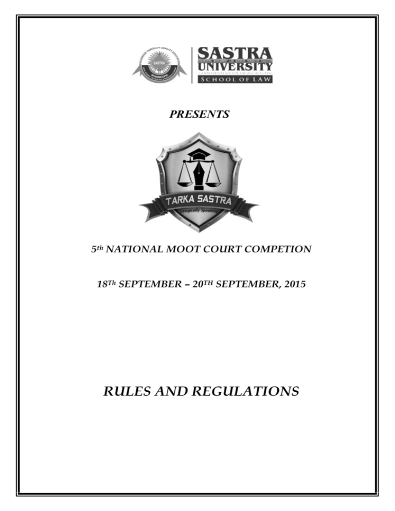 Rules And Regulations Rules And Regulations