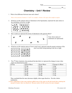 Chapter 1 Measurements in Chemistry