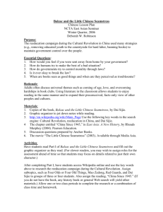 balzac and the little chinese seamstress sparknotes PDF Cours,Exercices ...