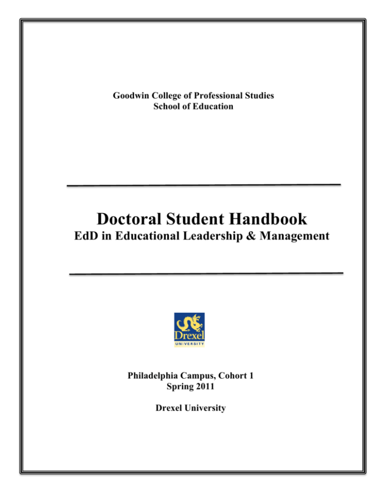 Doctoral Student Handbook