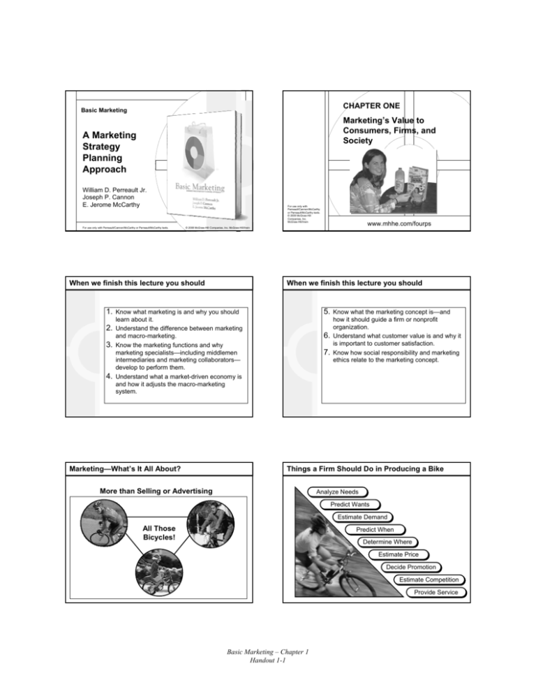 A Marketing Strategy Planning Approach A Marketing Strategy Planning Approach