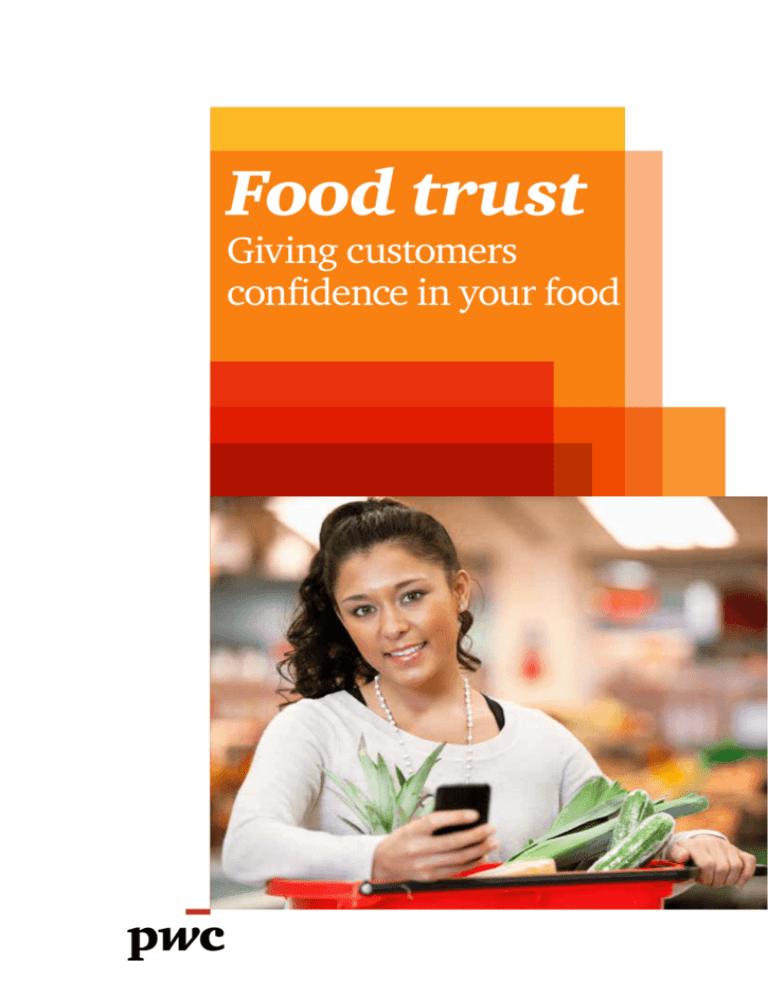 Food trust - PwC Australia