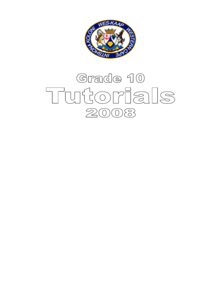 Grade 10 Math Tutorial