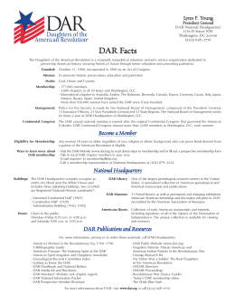 DAR-Documentation-handout