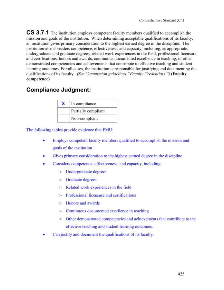 Faculty Roster Form - ACS Integration: Home