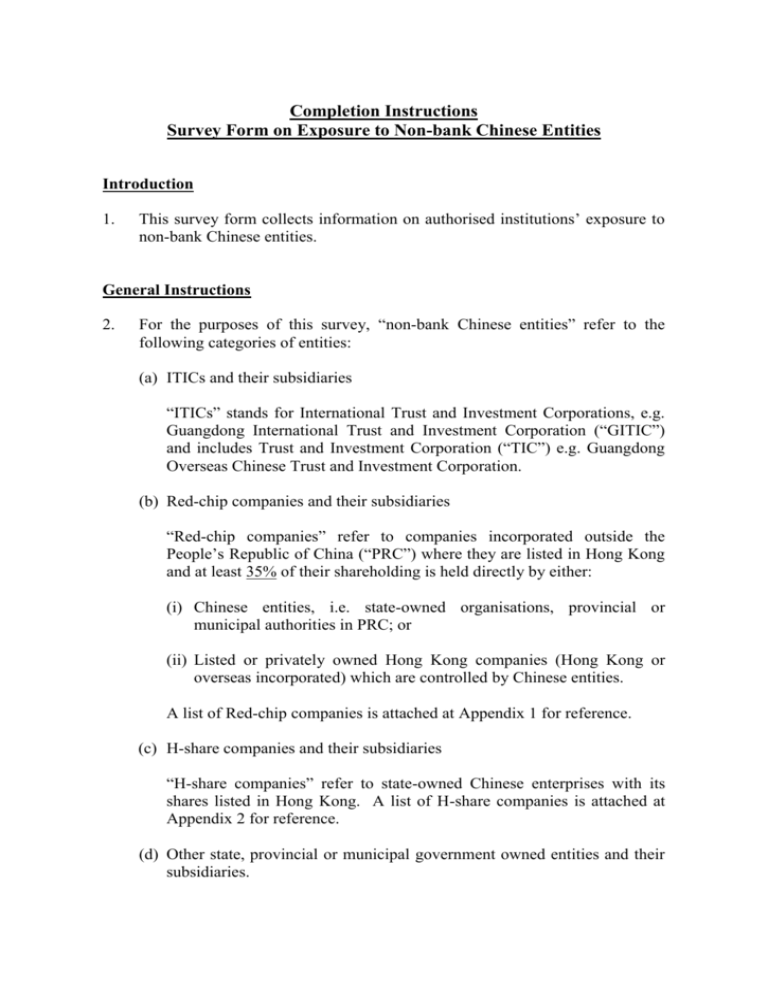 Completion Instructions Completion Instructions
