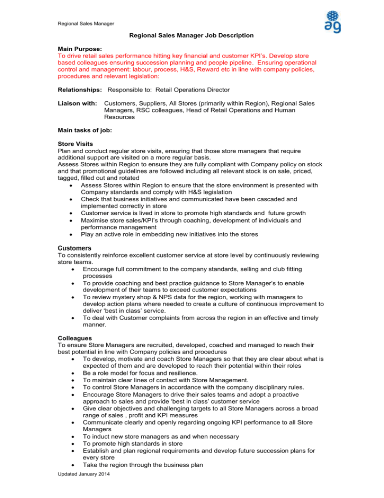 RSM Job Description American Golf Careers Website RSM Job Description American Golf Careers Website