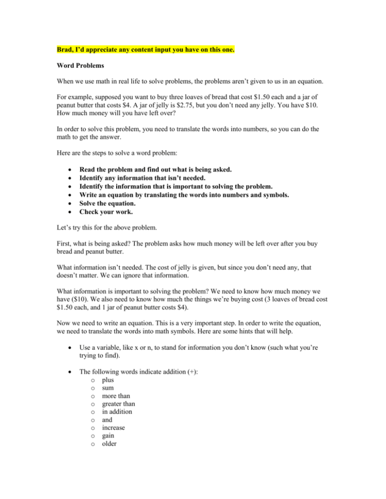 Word Problems K12 Handhelds