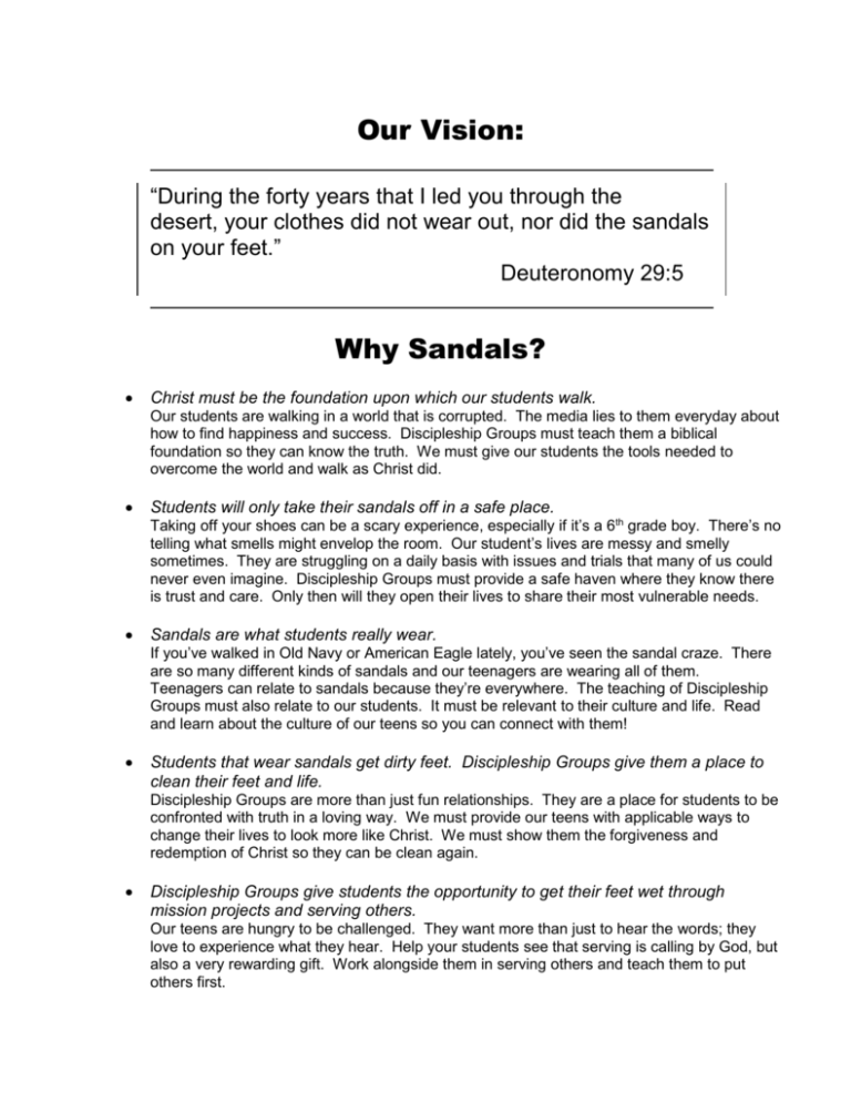 Our Vision Our Vision