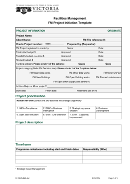 Laboratory Risk Assessment Template