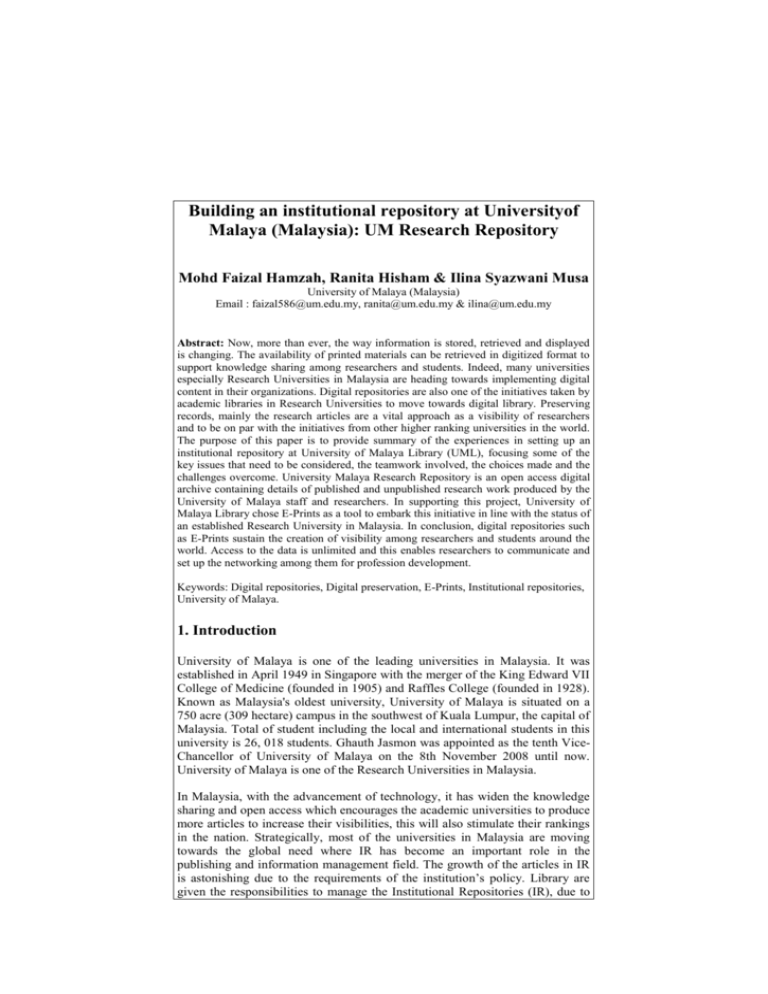 - UM Research Repository