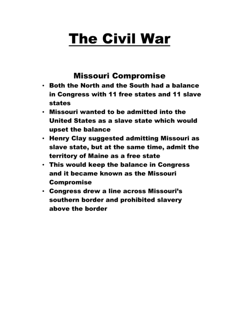 The Civil War
