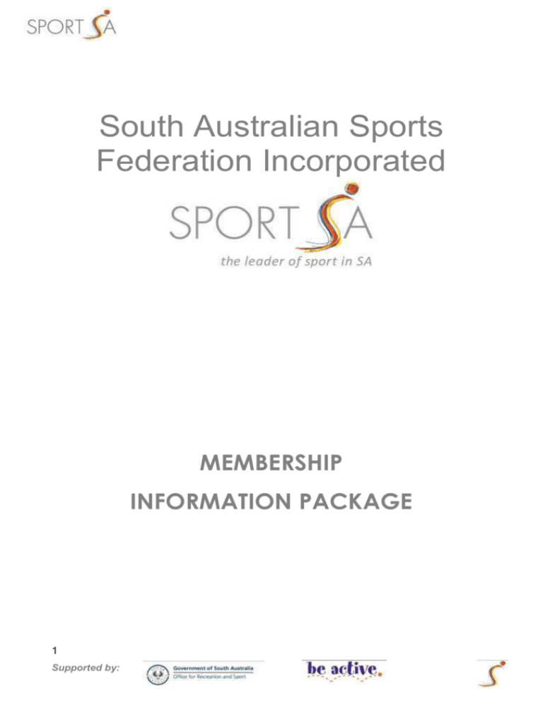 South Australian Sports Federation Inc