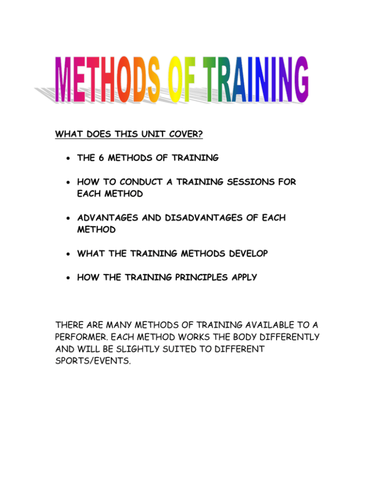 CONTINUOUS TRAINING