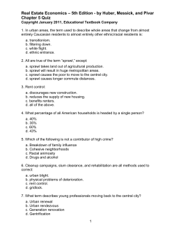 Questionnaire Urban sprawl - European Environment Agency