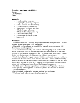 Phase Change Ice Cream Lab
