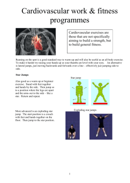 Air Alert II Workout Chart