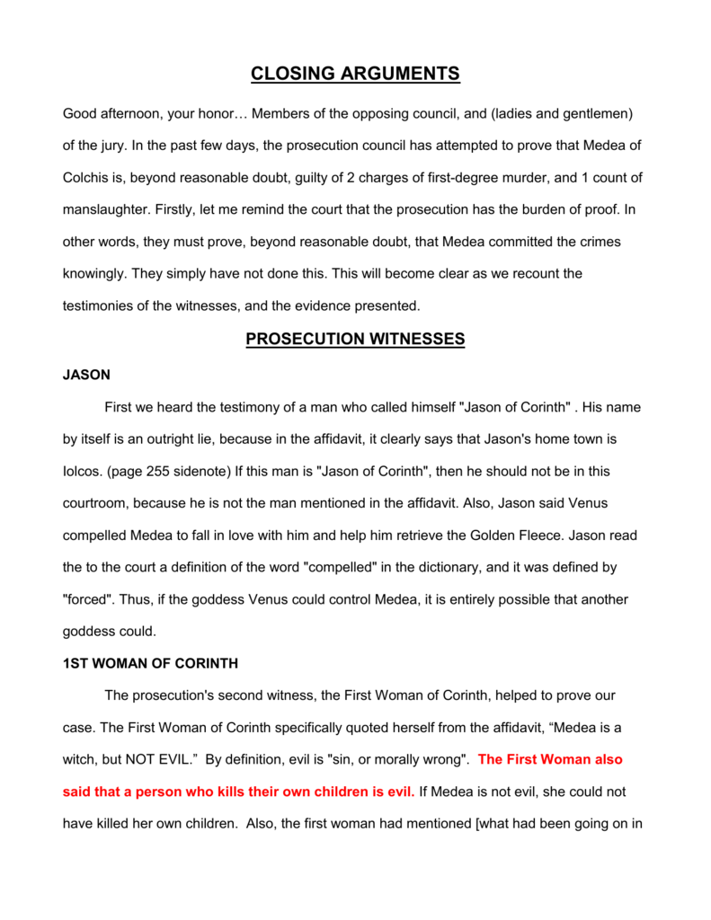 Medea Closing Arguements The Page You Are Looking For