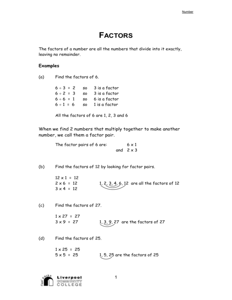  14 Factors