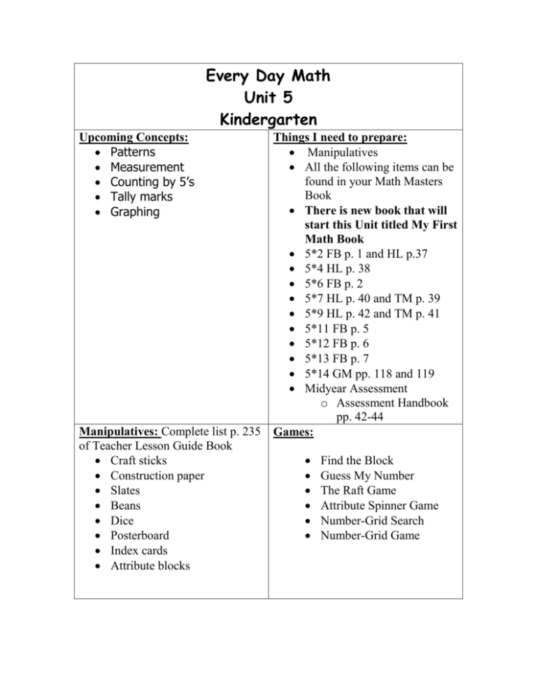 Unit 5