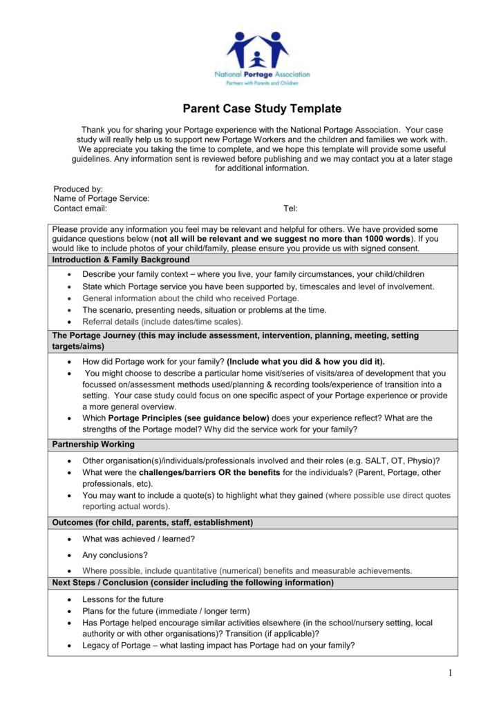 Enterprise In Education Case Study Template