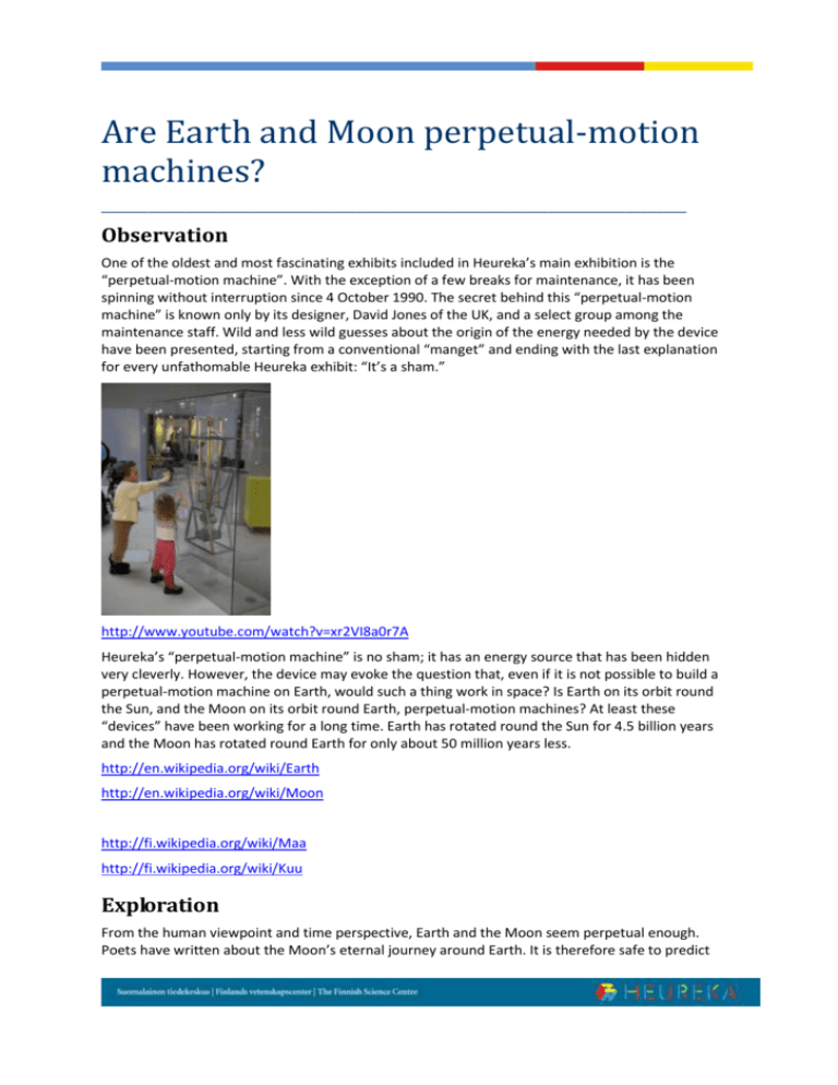 Is Earth a perpetual