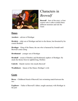 Beowulf Character List