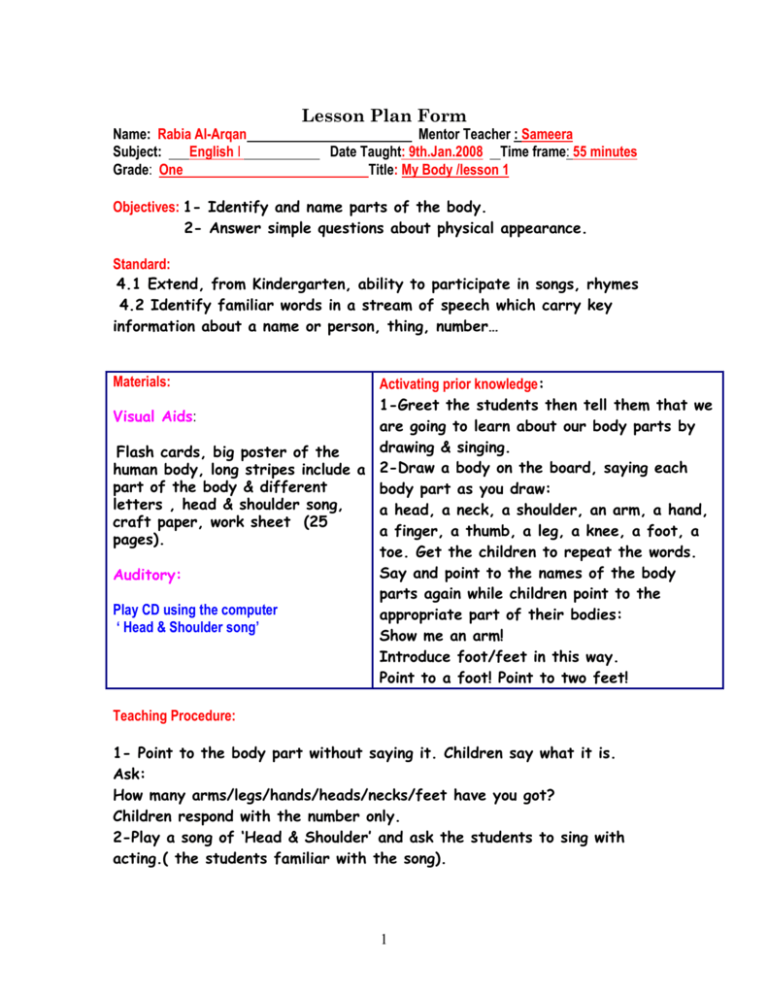 Lesson 1 Video Riset