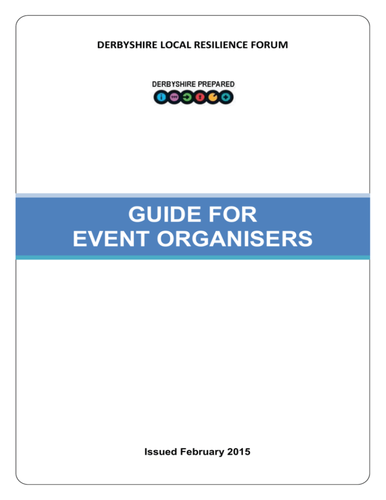 Guide For Event Organisers Guide For Event Organisers