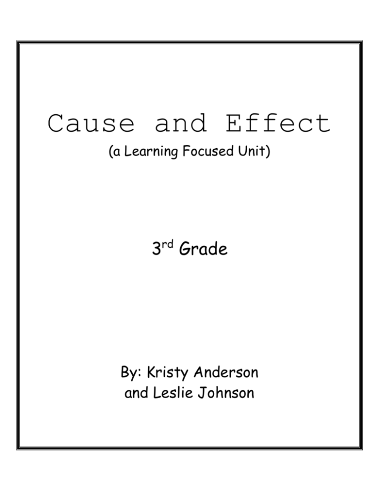 Writing Using Cause Effect Writing Using Cause Effect