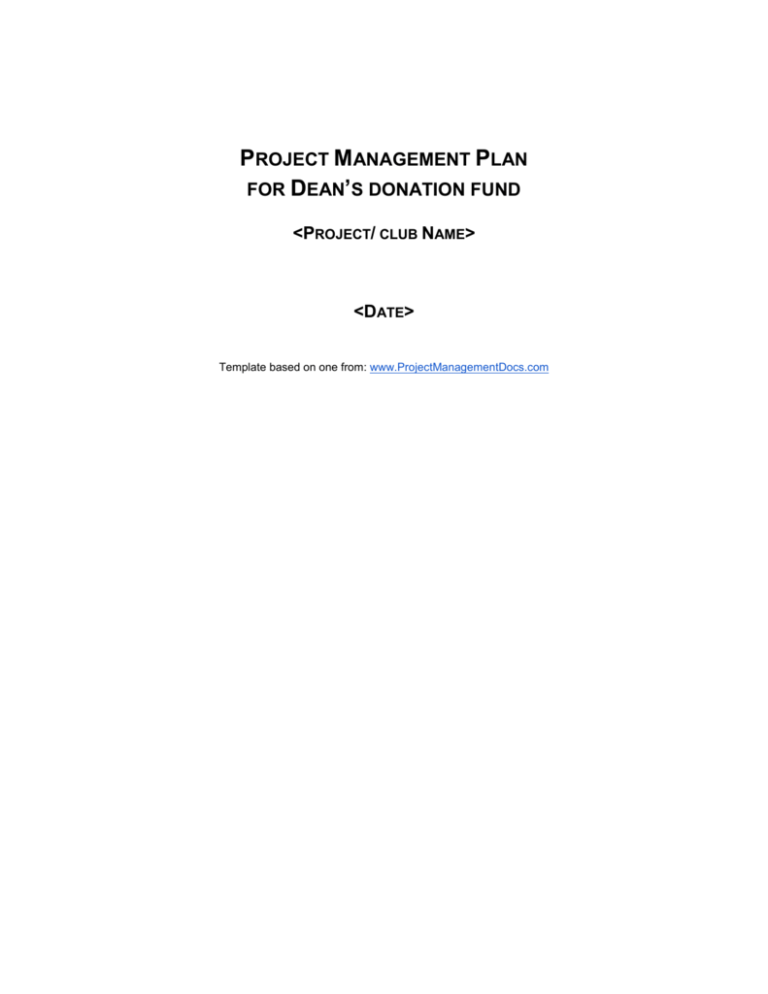Application Template