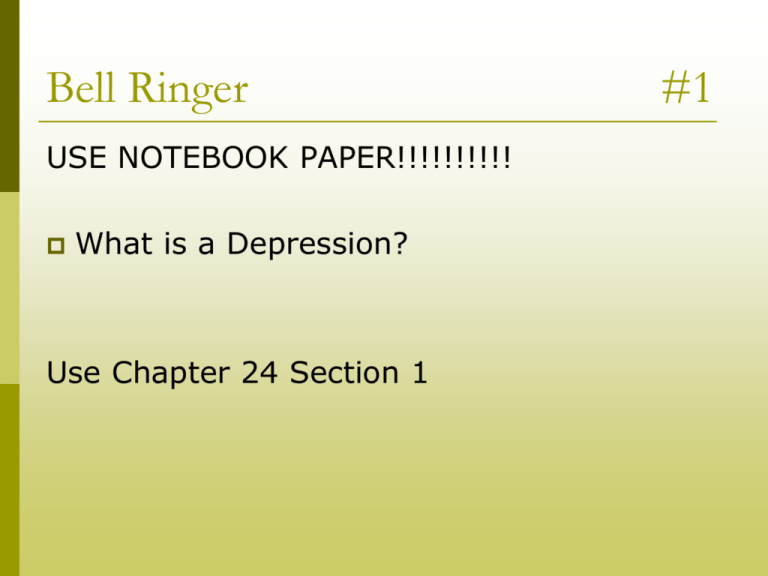 Chapter 24 Section 1