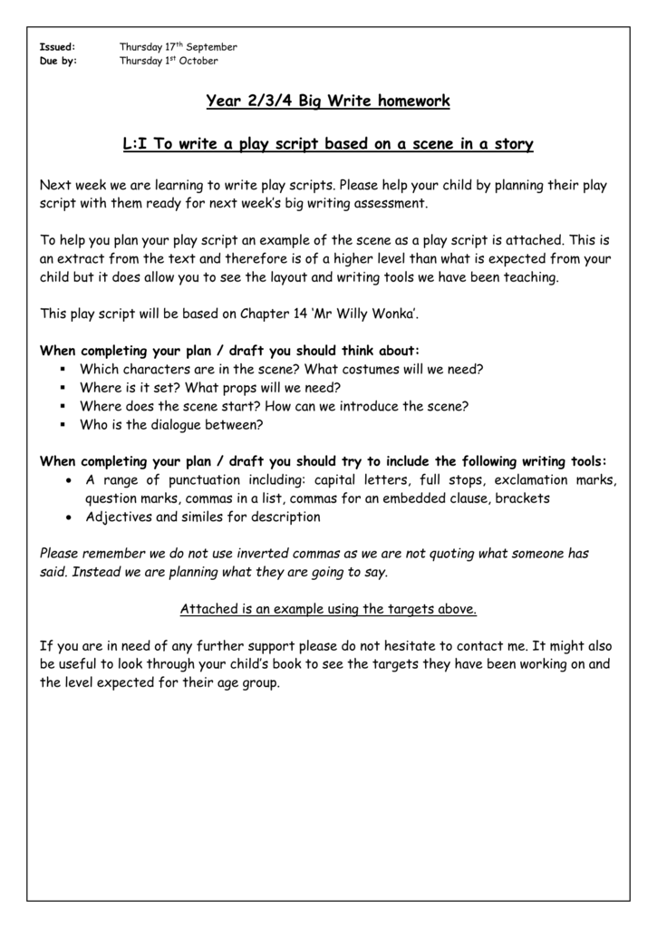 How To Write A Play Script Examples Slideshare