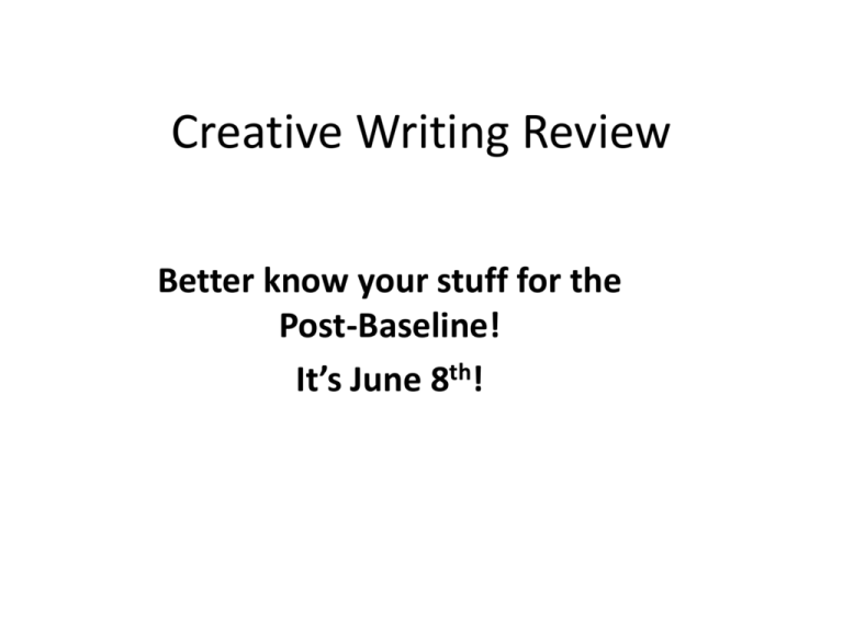 Review Of Key Terms