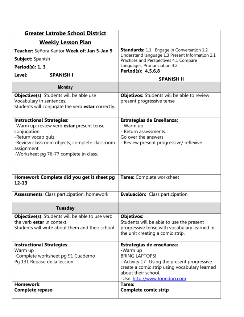 Did You Get It Spanish Worksheet Worksheets For Kindergarten