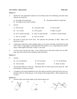 Pythagorean Theorem - worksheet to hand in