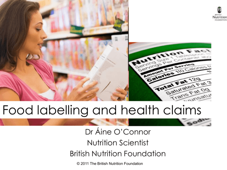 Food Labelling And Health Claims