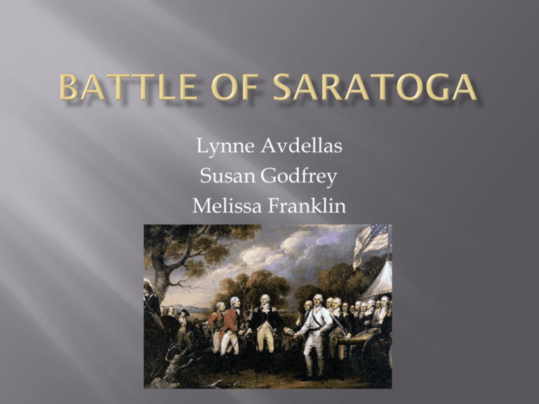 Battle Of Saratoga