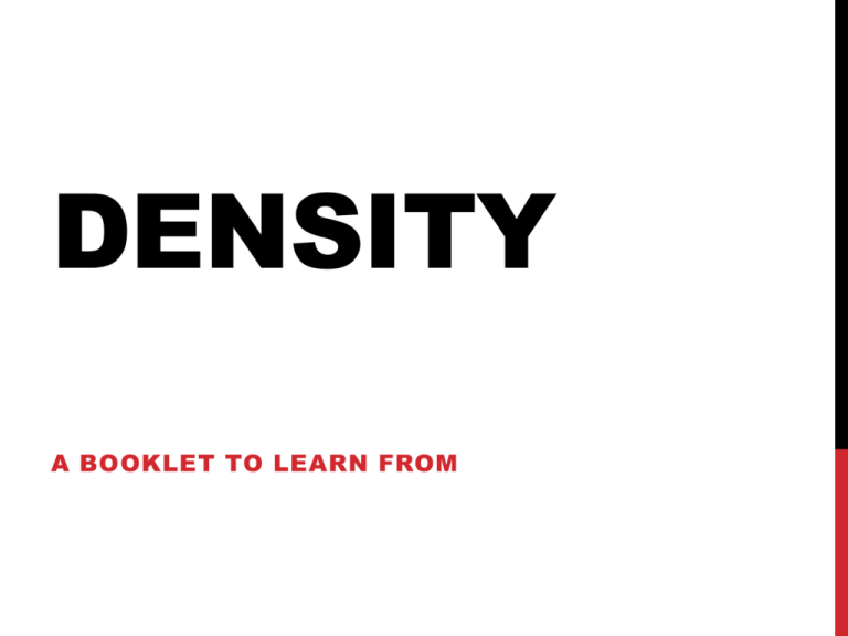 Density