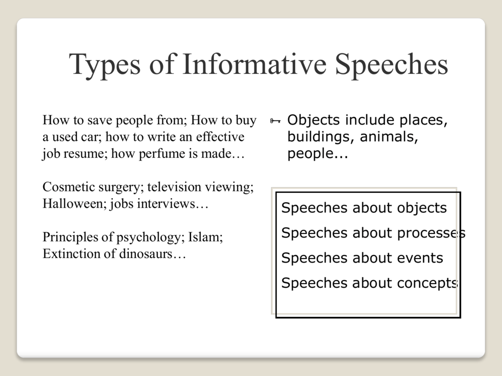  What Is The Purpose Of An Informative Speech Informative Speech 
