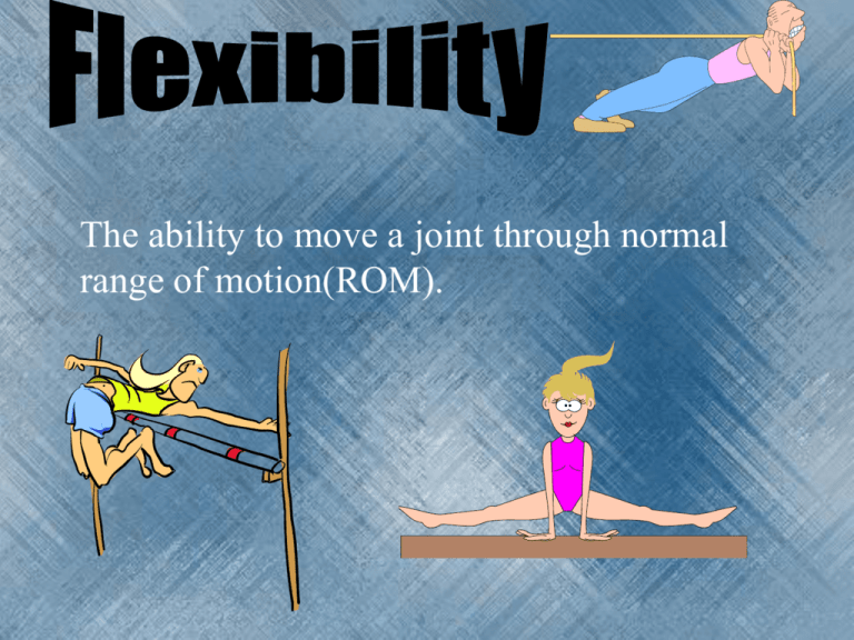 What Is Range Of Motion 